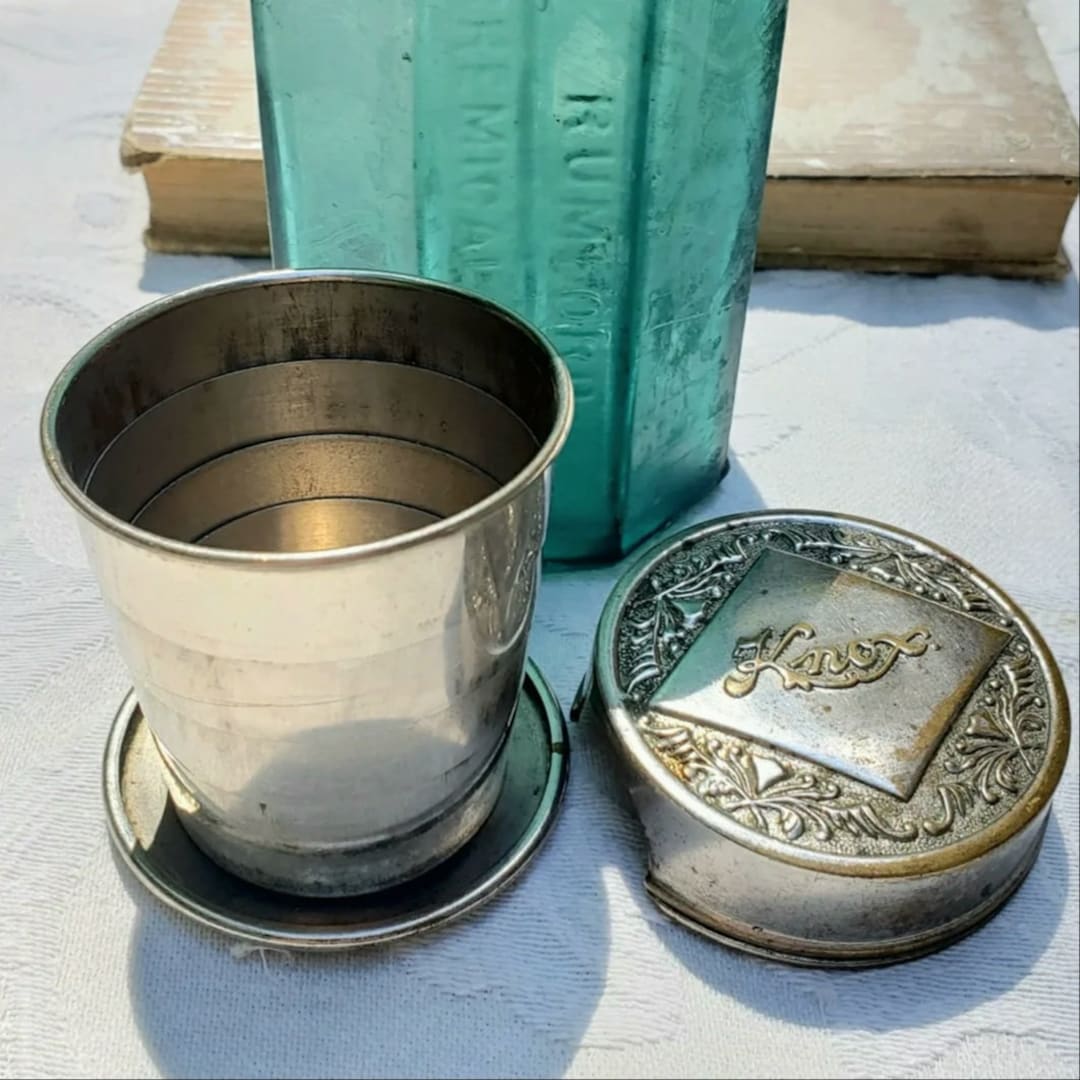 Antique Collapsible Cup, Knox 2h Travel Cup for Classic Cars, Folding ...