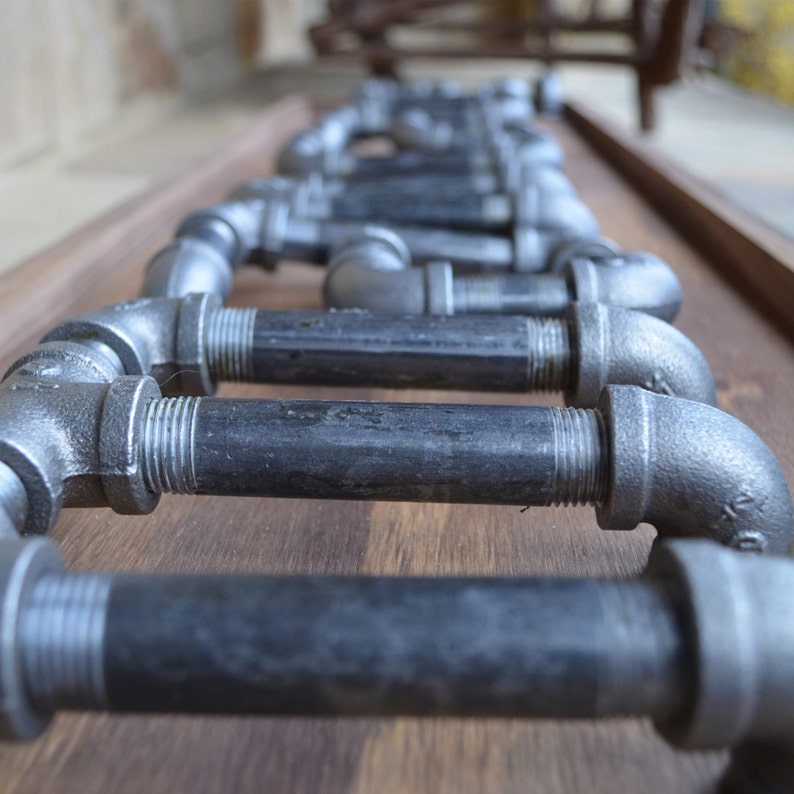 Man Cave Industrial Art Sign Made of Steel Pipe and Fittings | Etsy