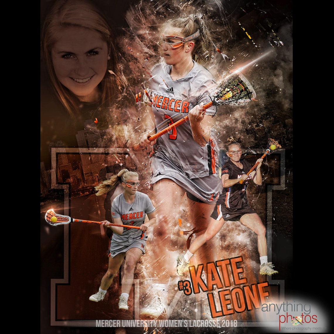 Custom Lacrosse Sports Poster Collage for ANY SPORT Team or - Etsy