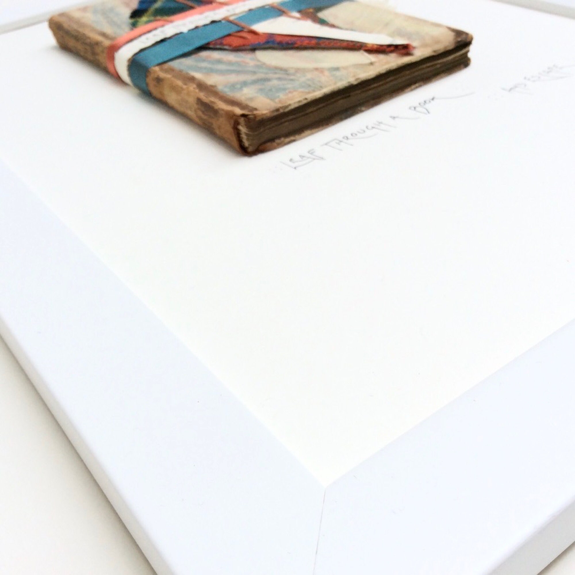 Leaf Through A Book and Escape Book Art Framed Gift Antique Book Art ...