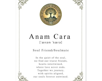 Anam Cara Celtic-inspired Digital Wall Artpdf, Celtic Word of Wisdom ...