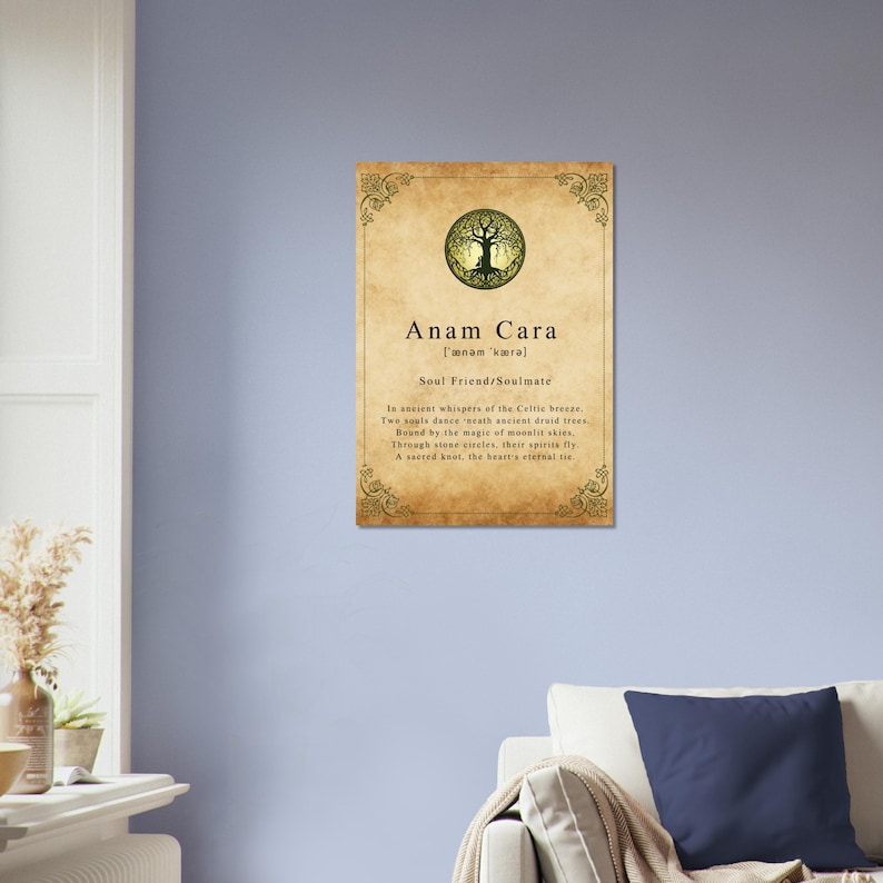 Anam Cara Celtic-inspired Digital Wall Art(pdf), Celtic Word of Wisdom ...