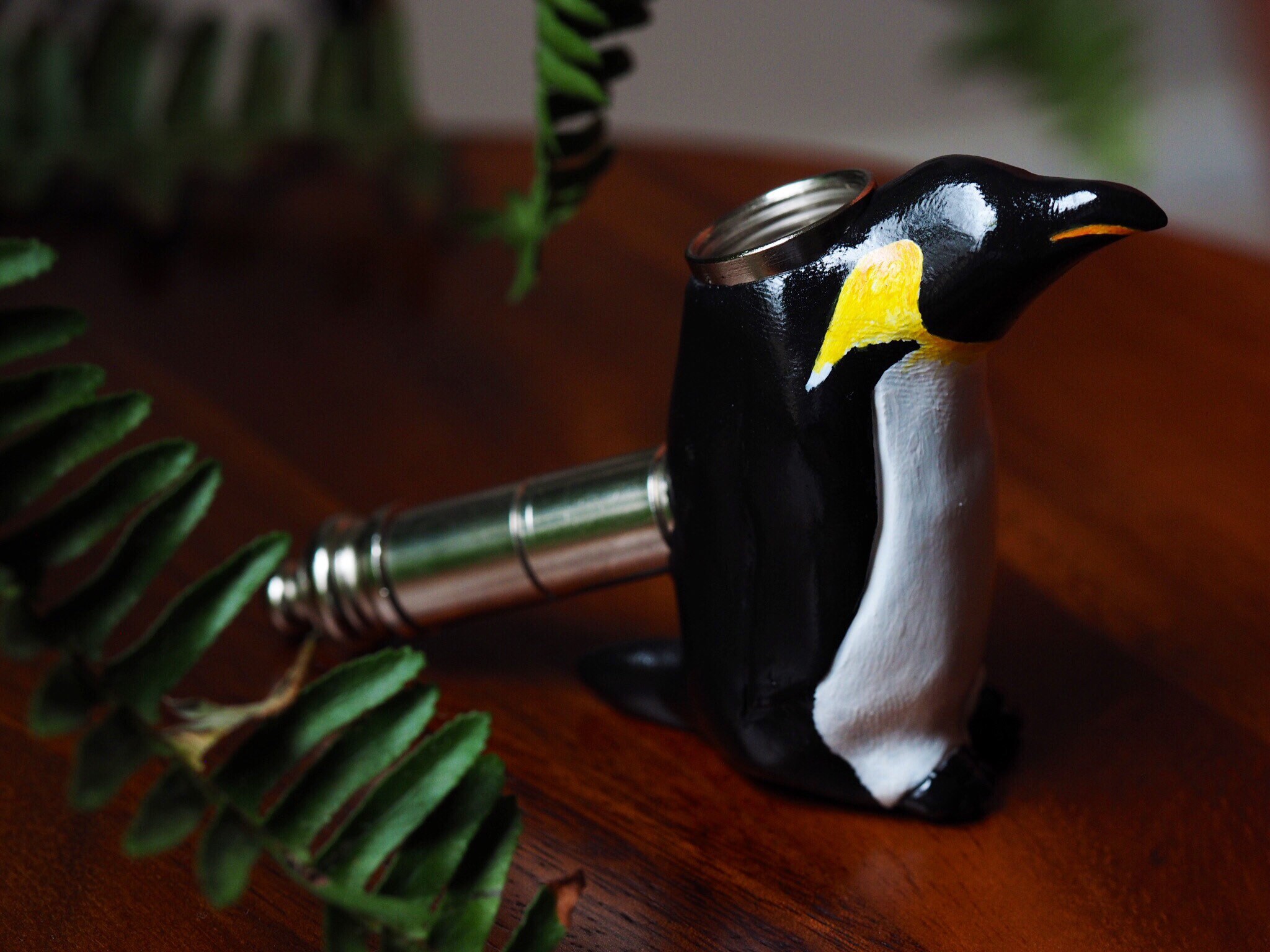 Penguin Pipe Bird Pipes Tuxedo Animal Emporer Sculpture | Etsy