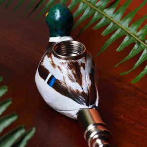 Mallard Duck Pipe Cute Bird Pipes Animal Sculpture - Etsy