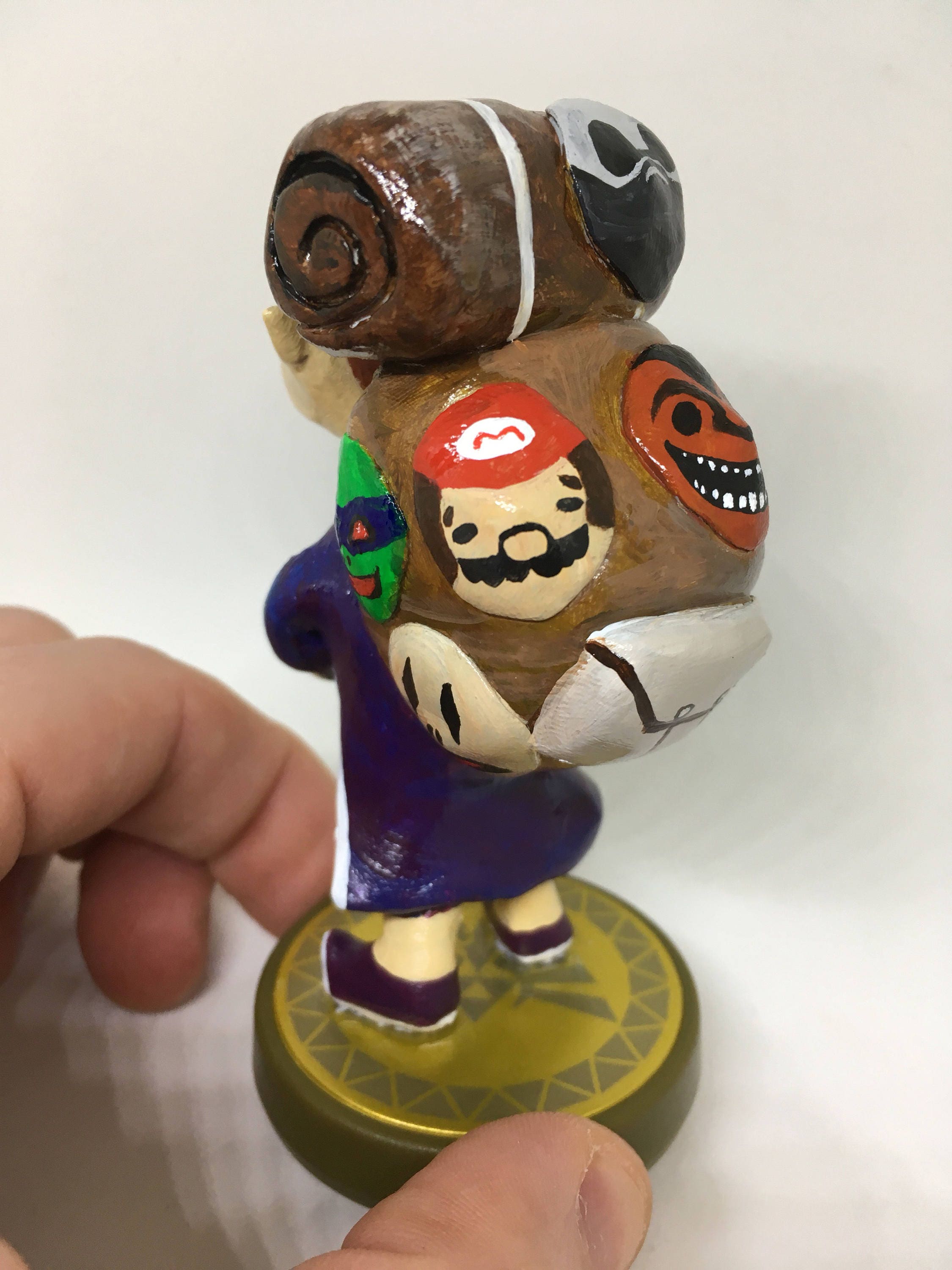 Meta Ridley Custom Amiibo Tanooki Mario Happy Mask Shop OwnerSalesman ...