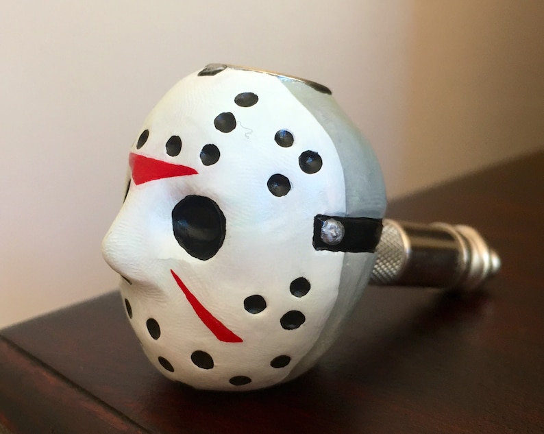 Jason Pipe Halloween Mask Scary Pipes Handmade Vorhees | Etsy