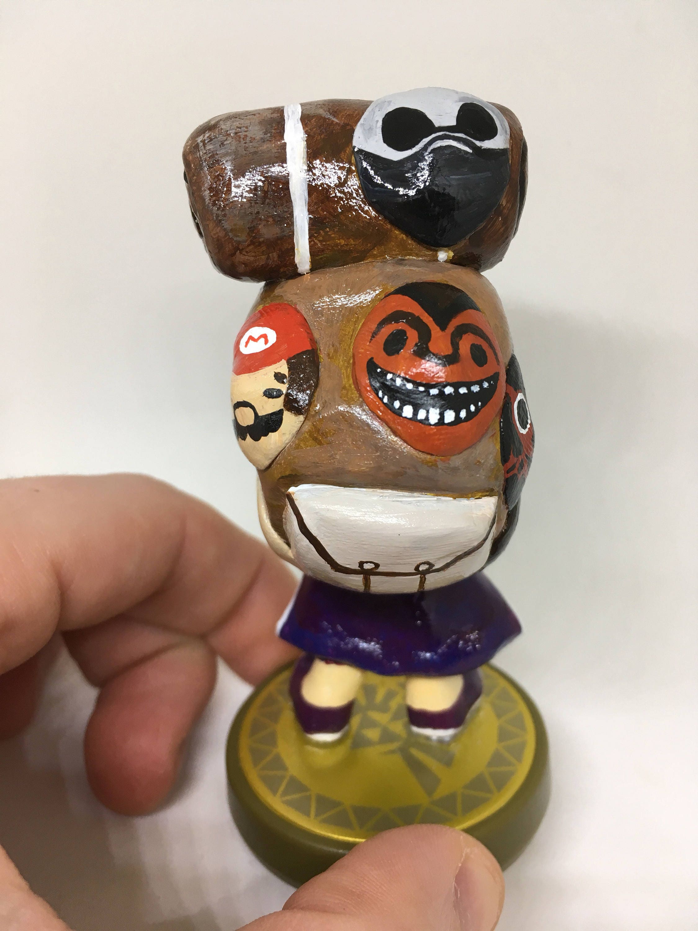 Meta Ridley Custom Amiibo Tanooki Mario Happy Mask Shop OwnerSalesman ...