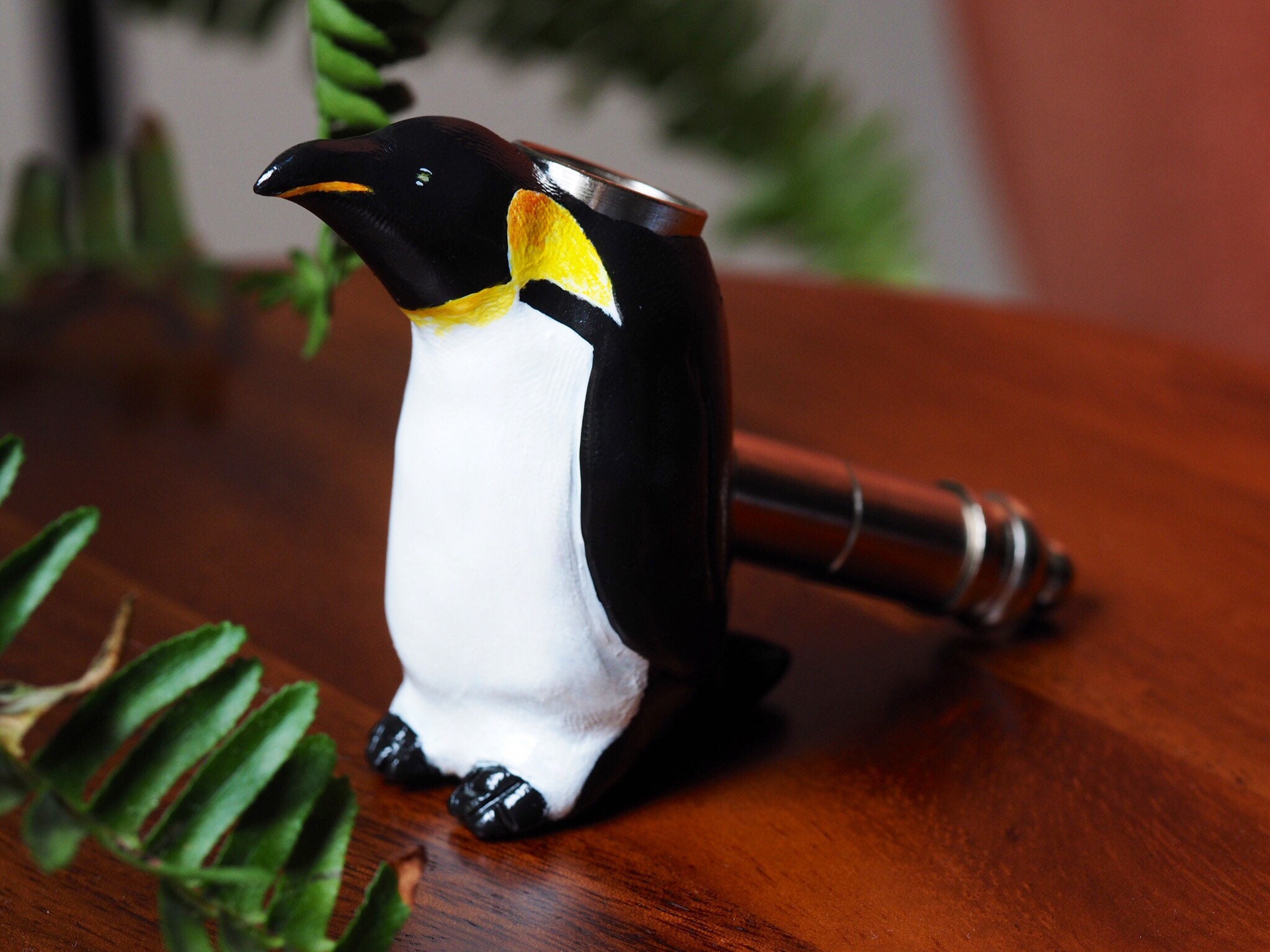 Penguin Pipe Bird Pipes Tuxedo Animal Emporer Sculpture | Etsy