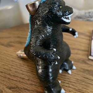 Godzilla Pipe Movie Japan Monster Smoking Pipe Handmade Sculpture - Etsy