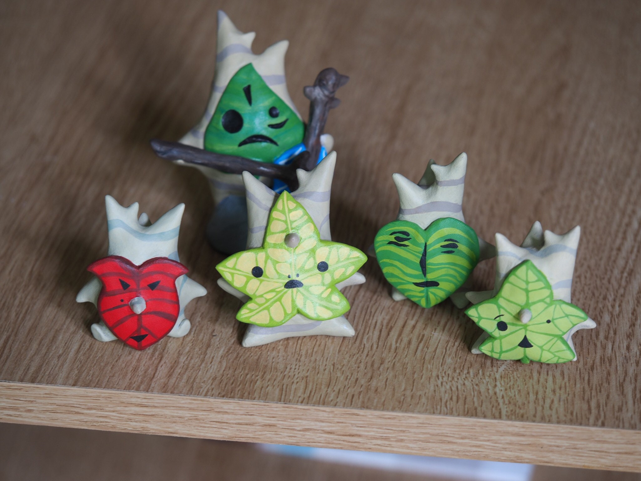 Korok Statue Zelda Deku Tree Makar Figurine Many Options Clay | Etsy