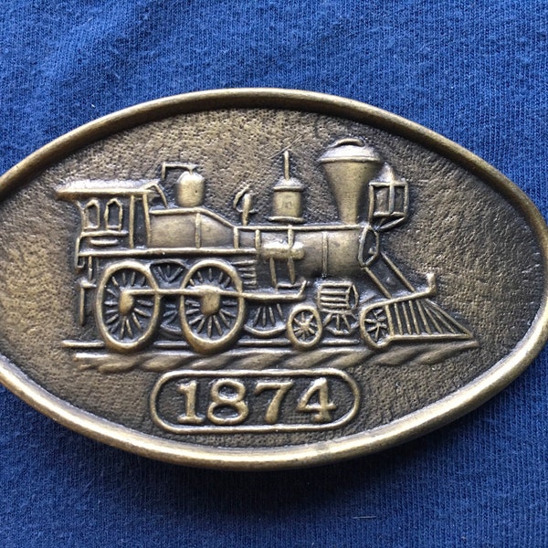 Brass Train Belt Buckle - Etsy
