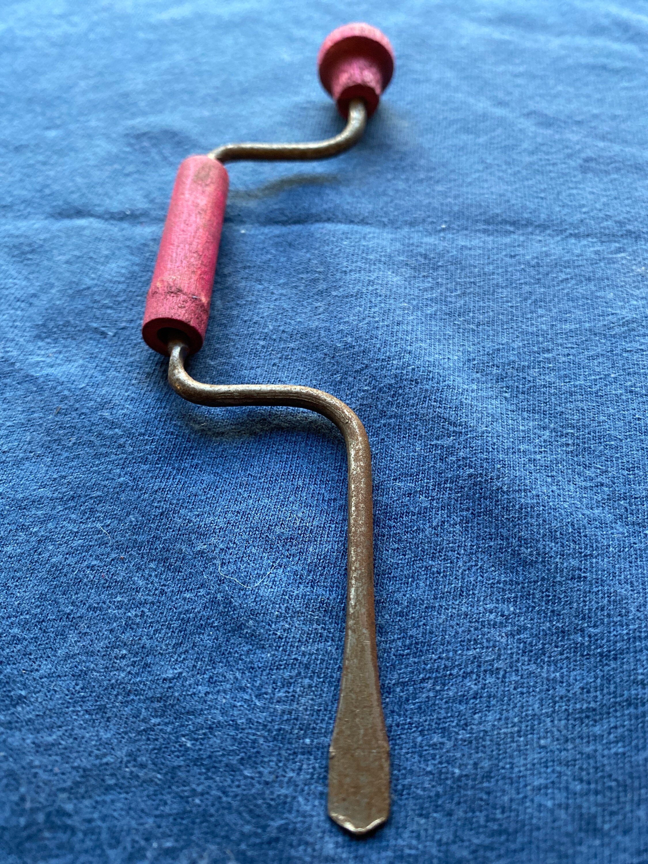 Vintage Small Hand Drill Flat Head - Etsy