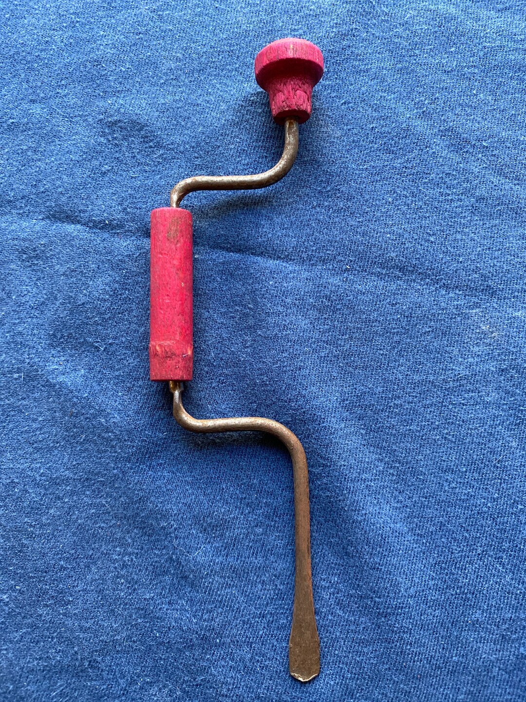 Vintage Small Hand Drill Flat Head - Etsy