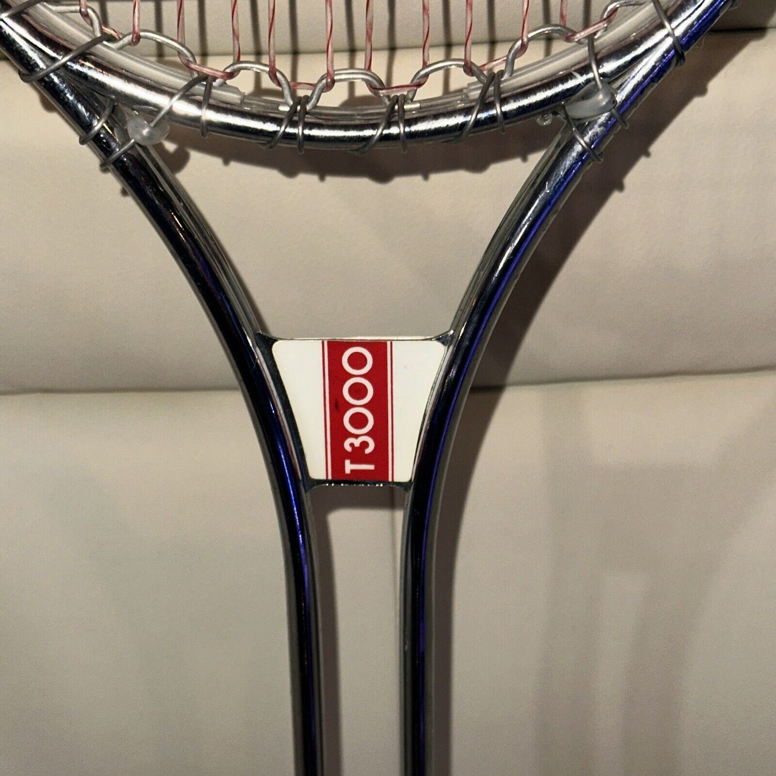 Wilson T-3000 Steel Tennis Racket Strung 4-1/2 RARE Made in USA 26 Tall ...
