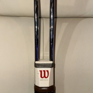 Wilson T-3000 Steel Tennis Racket Strung 4-1/2 RARE Made in USA 26 Tall ...