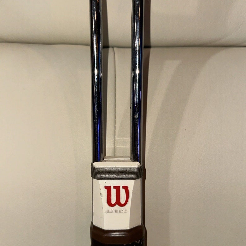 Wilson T-3000 Steel Tennis Racket Strung 4-1/2 RARE Made in USA 26 Tall ...