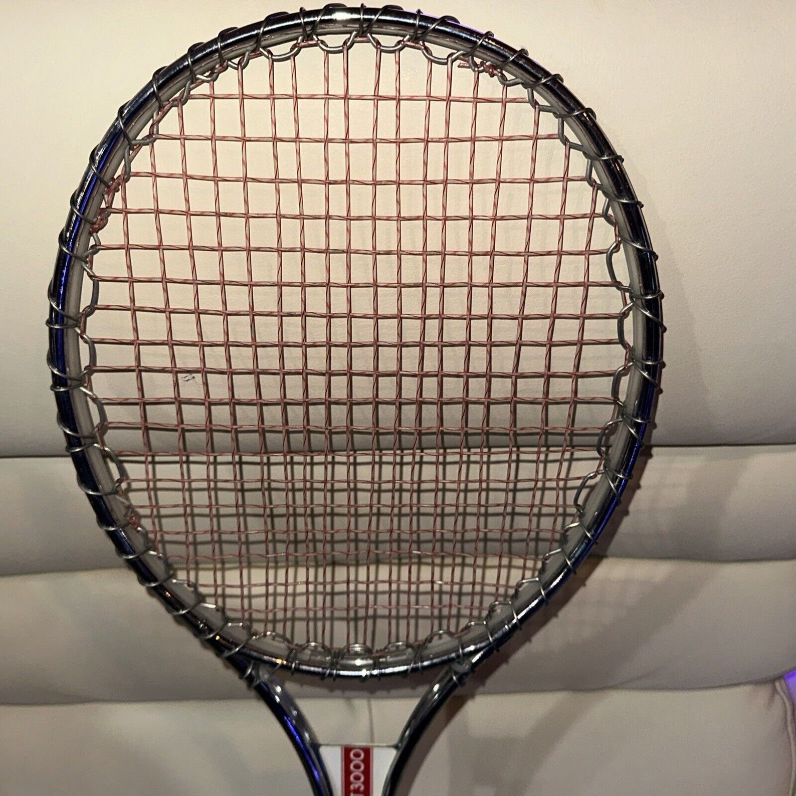 Wilson T-3000 Steel Tennis Racket Strung 4-1/2 RARE Made in USA 26 Tall ...