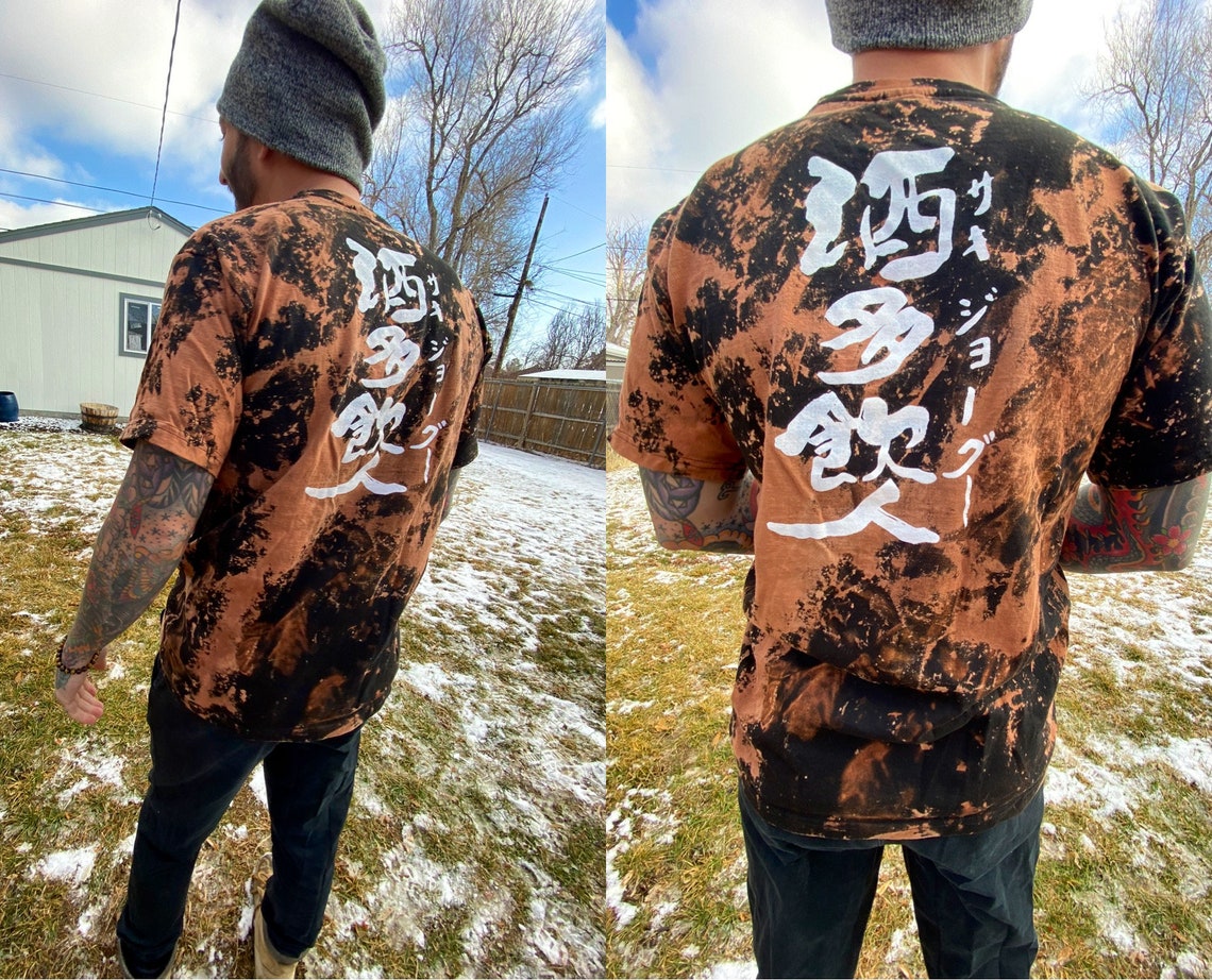 Bleached streetwear bleached tshirt bleached tshirts | Etsy