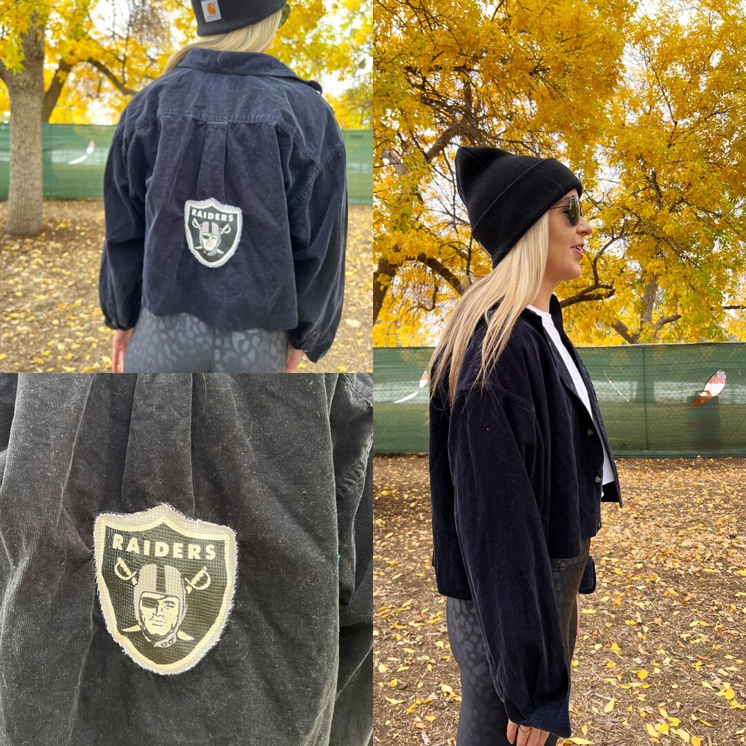 Corduroy Crop Top, Raiders Crop Top, Las Vegas Raiders, Oakland Raiders ...