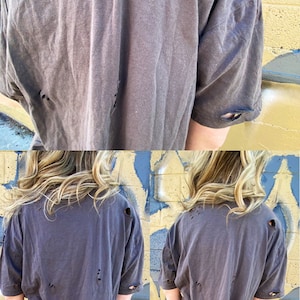 Distressed Tshirt, New York Tshirt, Distressed Shirt, Streetwear ...