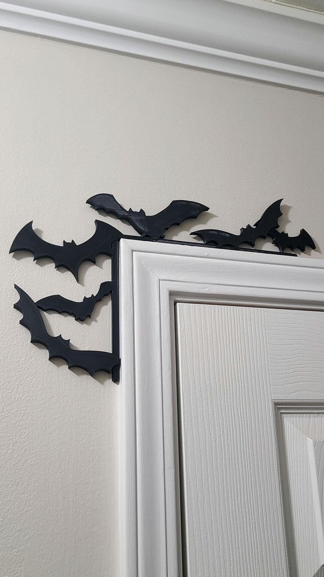 3D Printed Customizable Bats Door Corner Hanger Sign Decor - Etsy