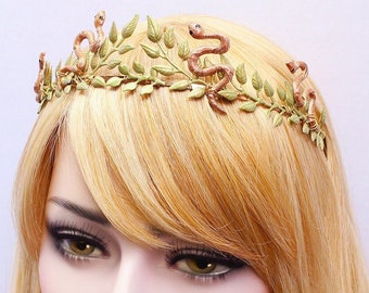 Bridal Snake Halo - Etsy