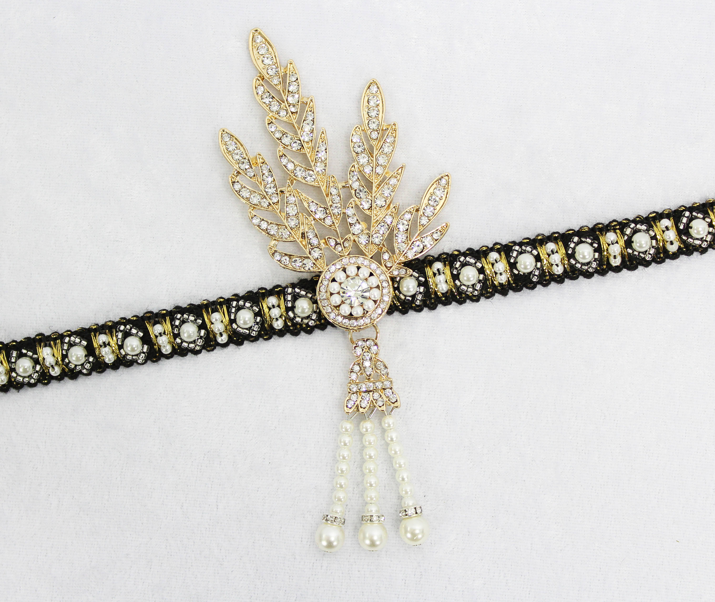 Great Gatsby Headband Flapper Headband Great Gatsby Etsy