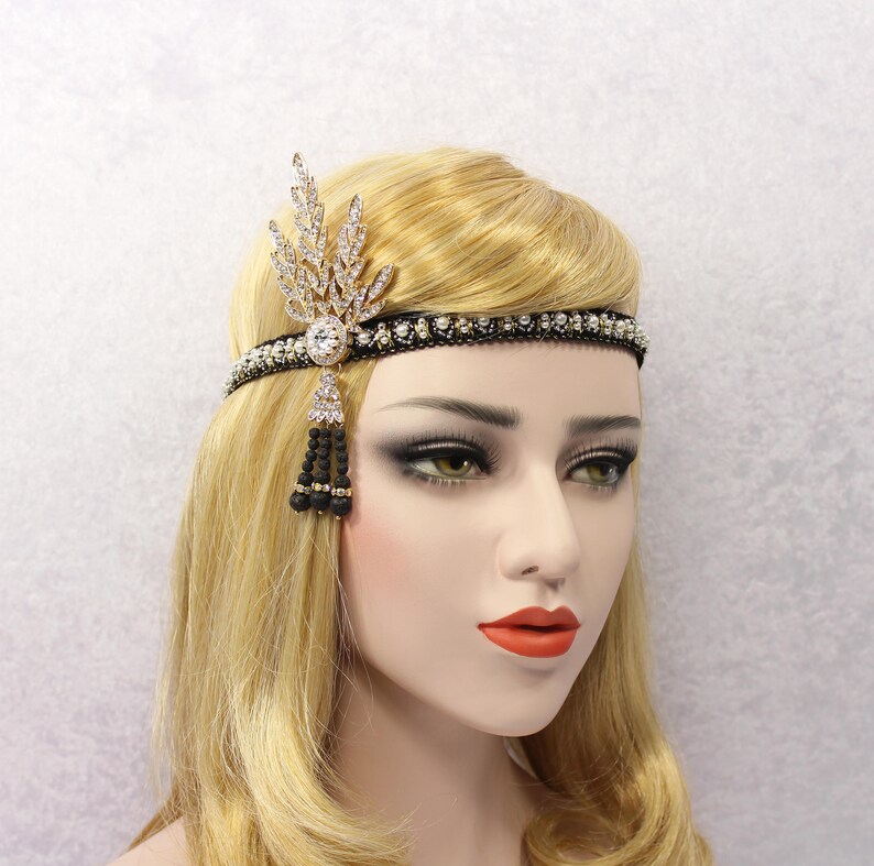 Great Gatsby Headband Flapper Headband Great Gatsby Etsy