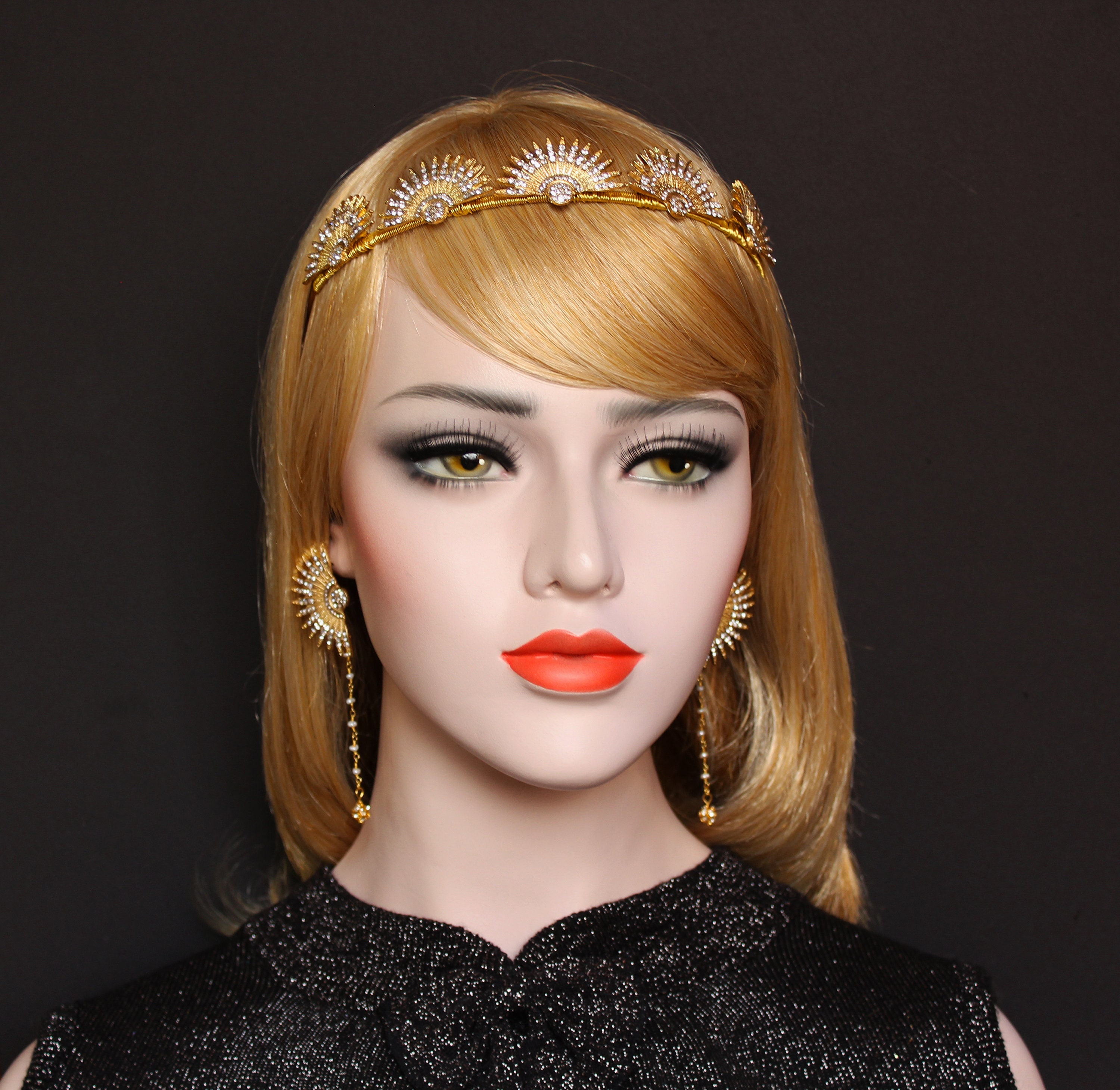 Silver Celestial Headpiece Wedding Starburst Crown Art Deco | Etsy