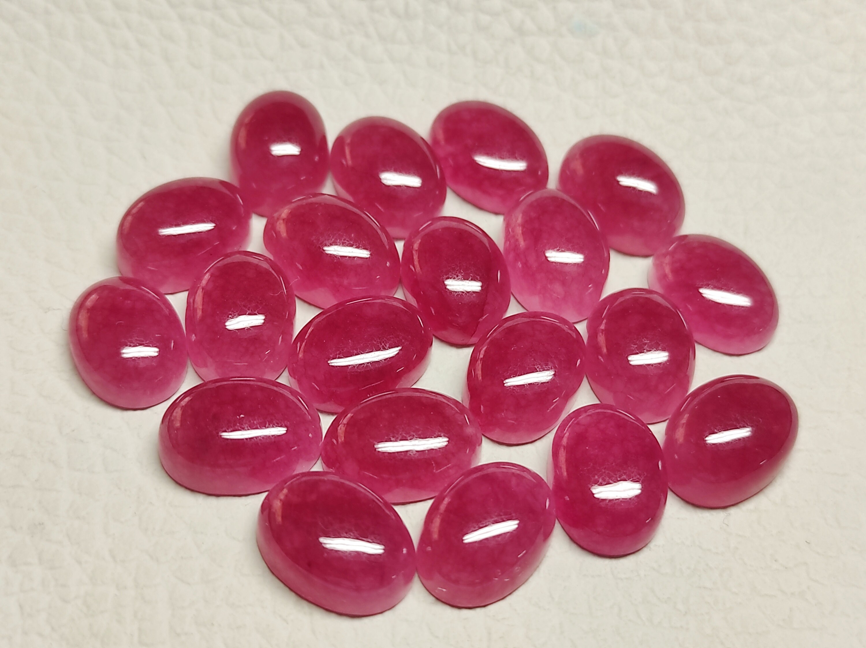 14x10mm Ruby Jade Cabochon Ruby Jade Stone Pierre | Etsy