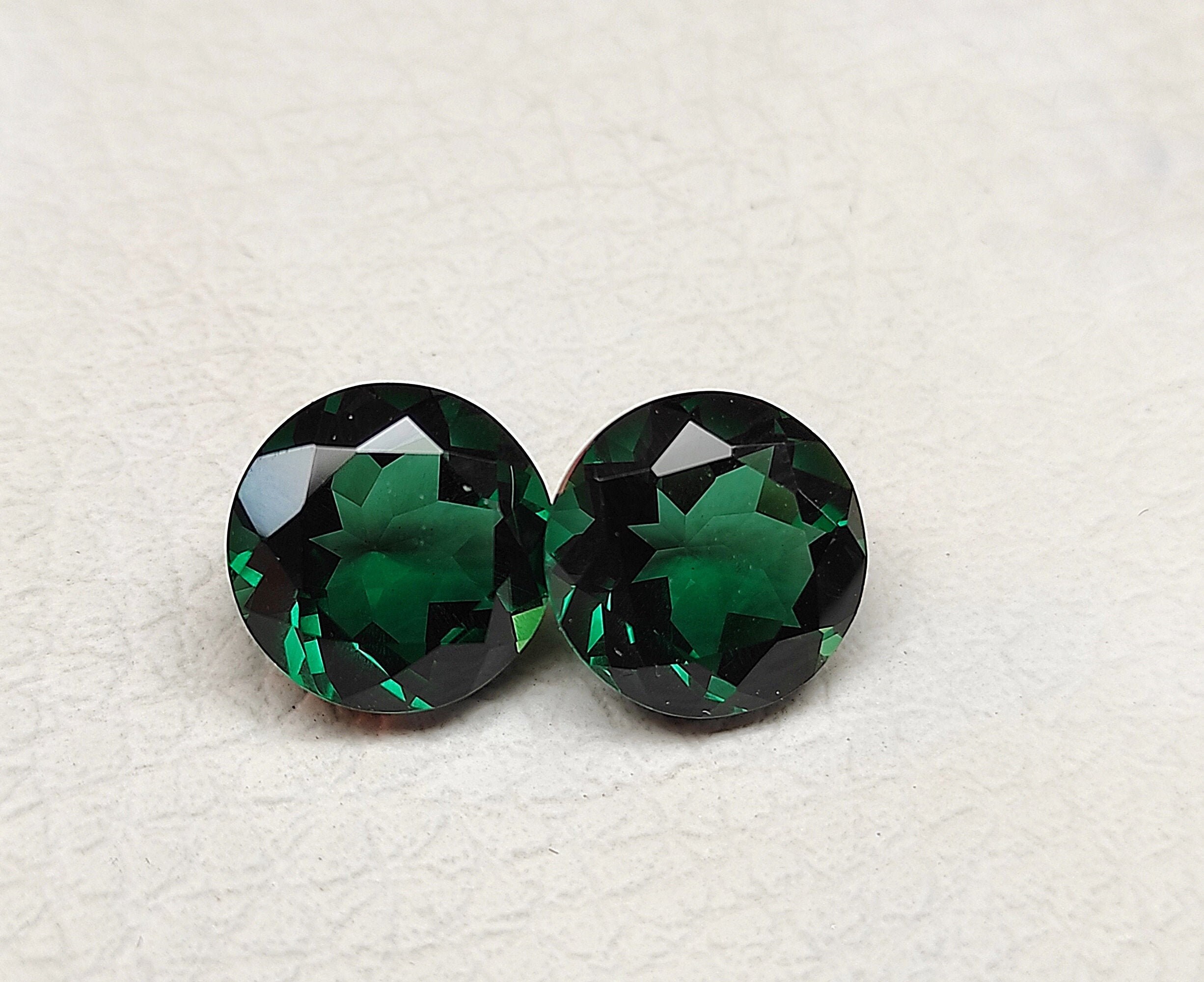 Rundes Turmalin Edelstein Paar (6 x 6 mm bis 10 x 10 mm) - Etsy.de