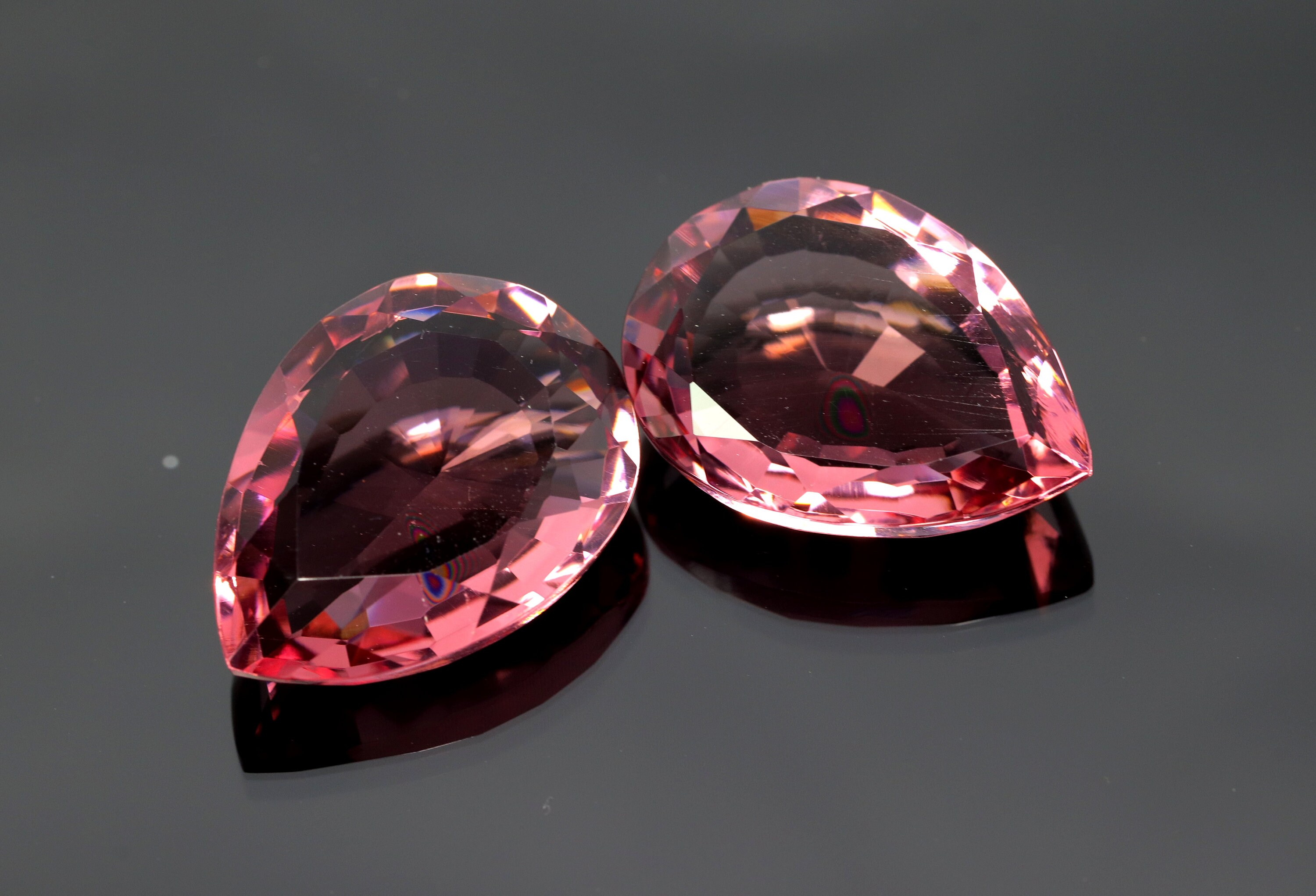 Pink Tourmaline Stone Pair Tourmaline Crystal Stone Pair | Etsy