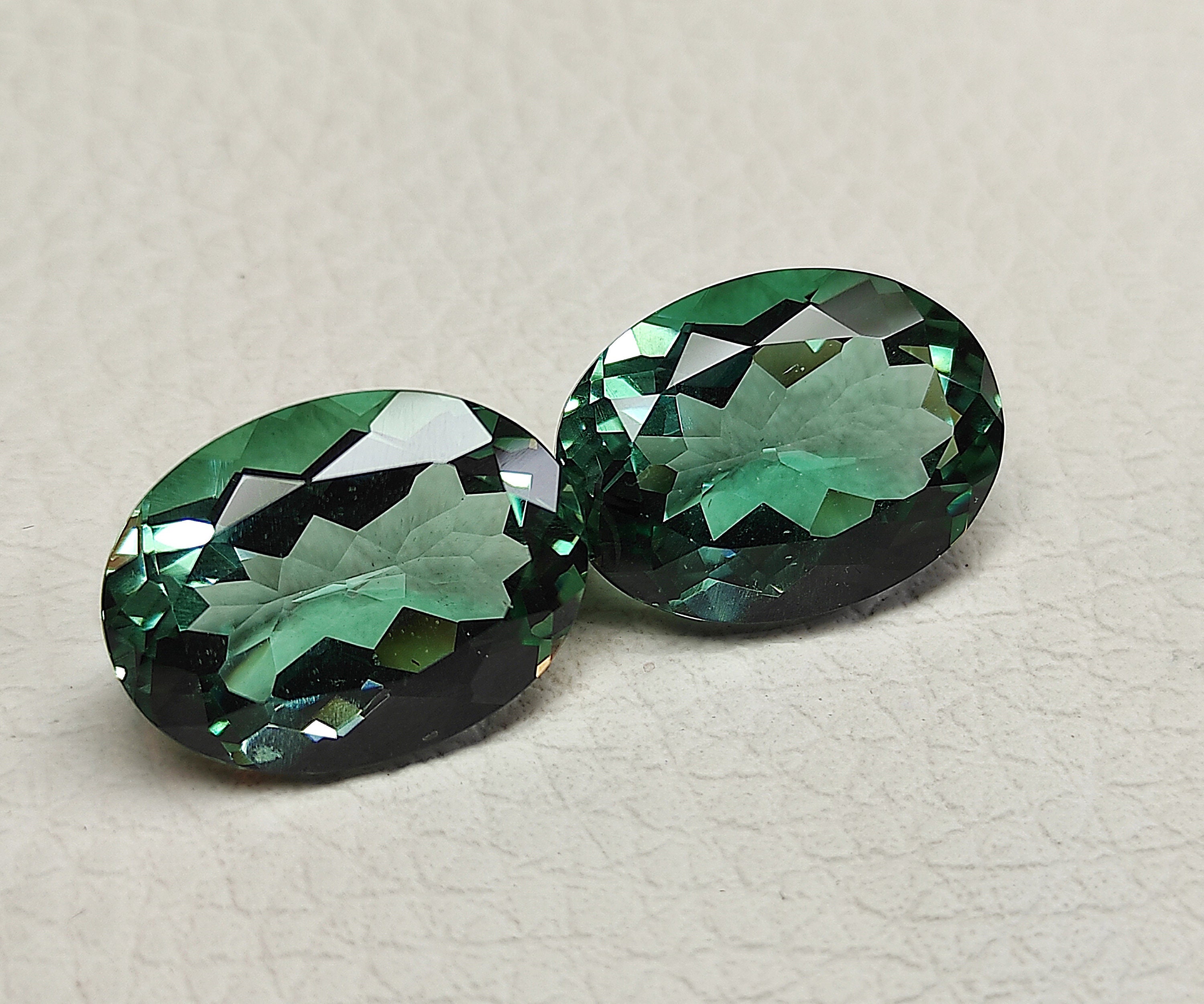 20x15mm passendes Paar Grüne Turmalin Edelstein Turmalin | Etsy