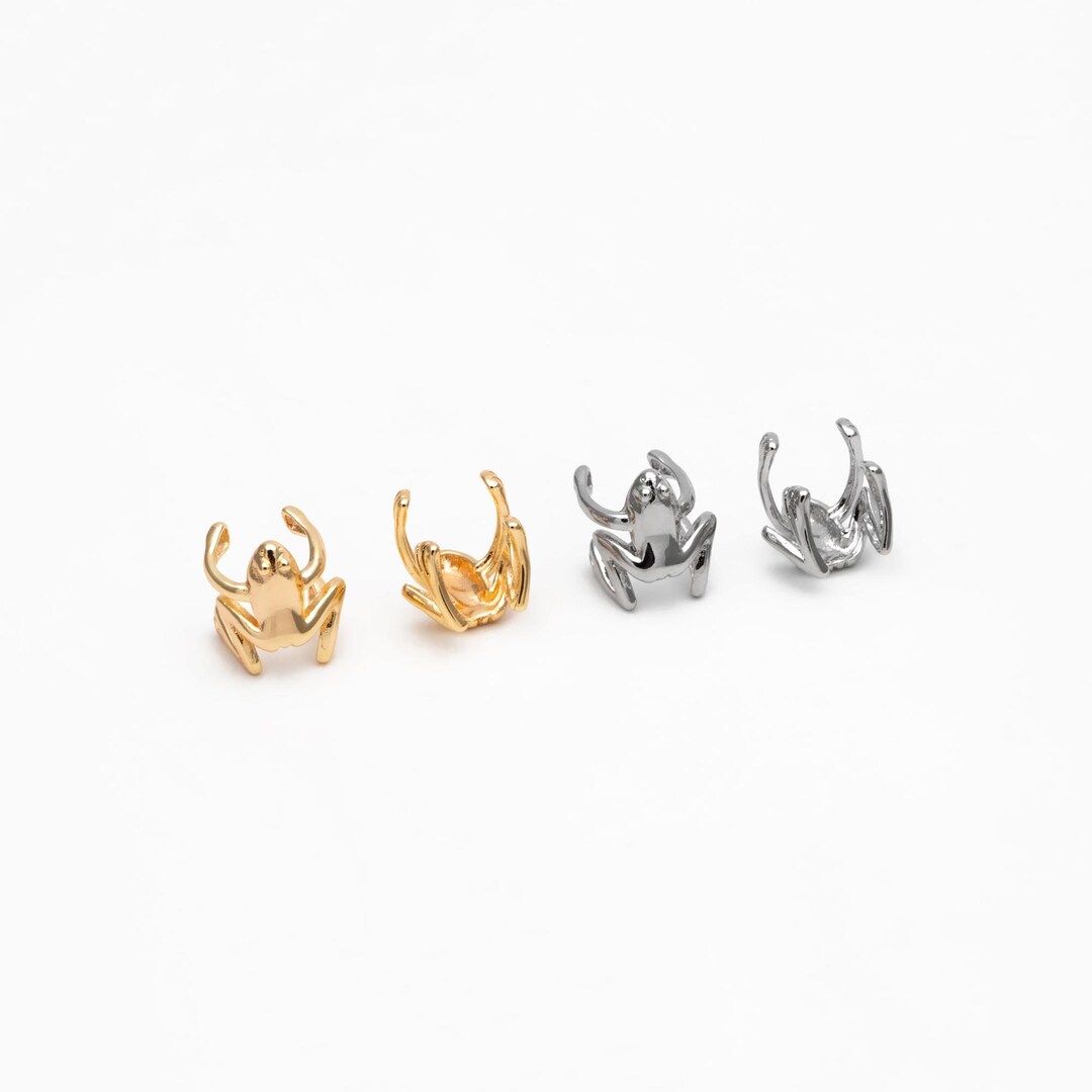 10pcs Gold/ Silver Frog Ear Cuff, Cartilage Earrings (GB-4545) - Etsy