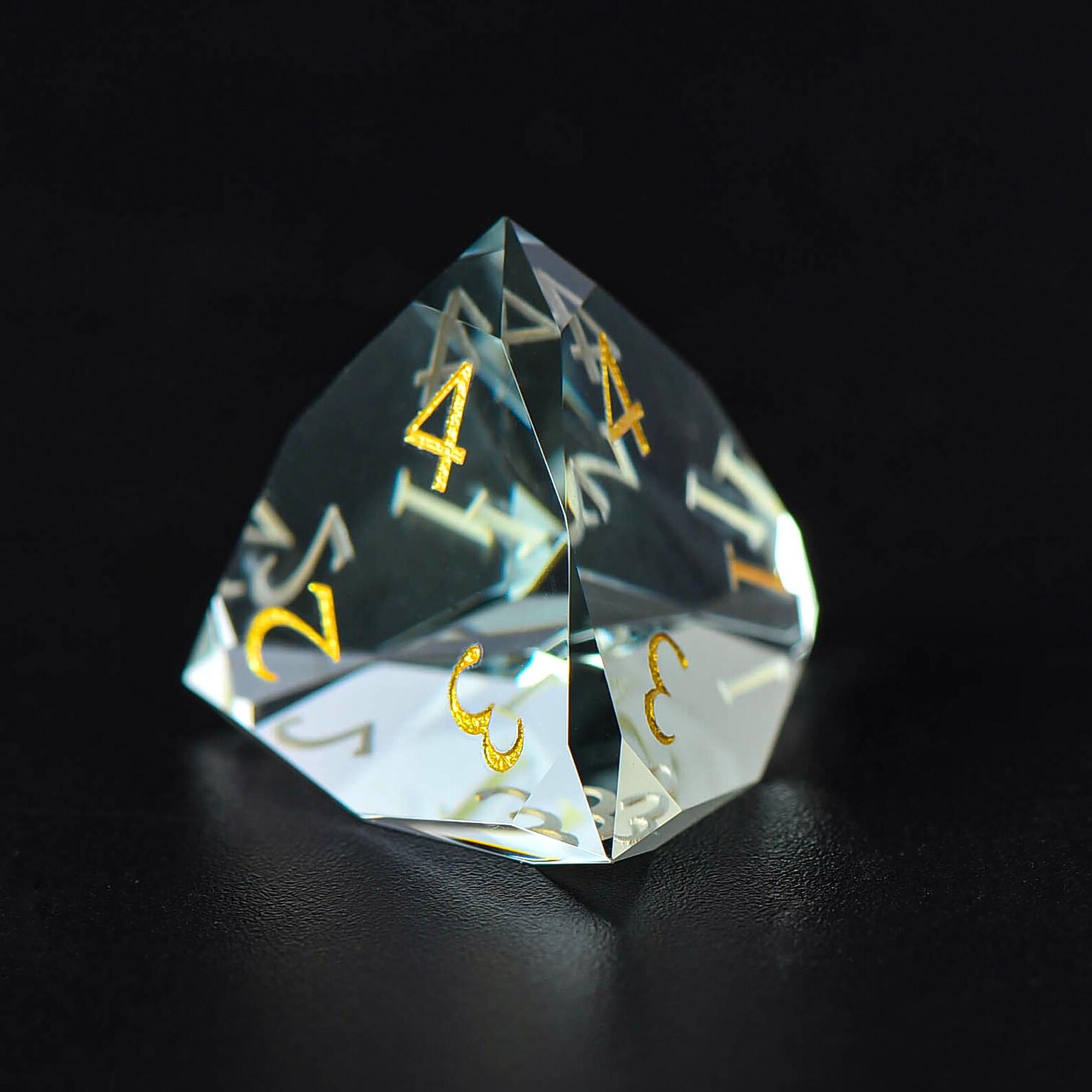 Prasiolite Gemstone DND Dice Set: Zircon Glass Tabletop RPG - Etsy