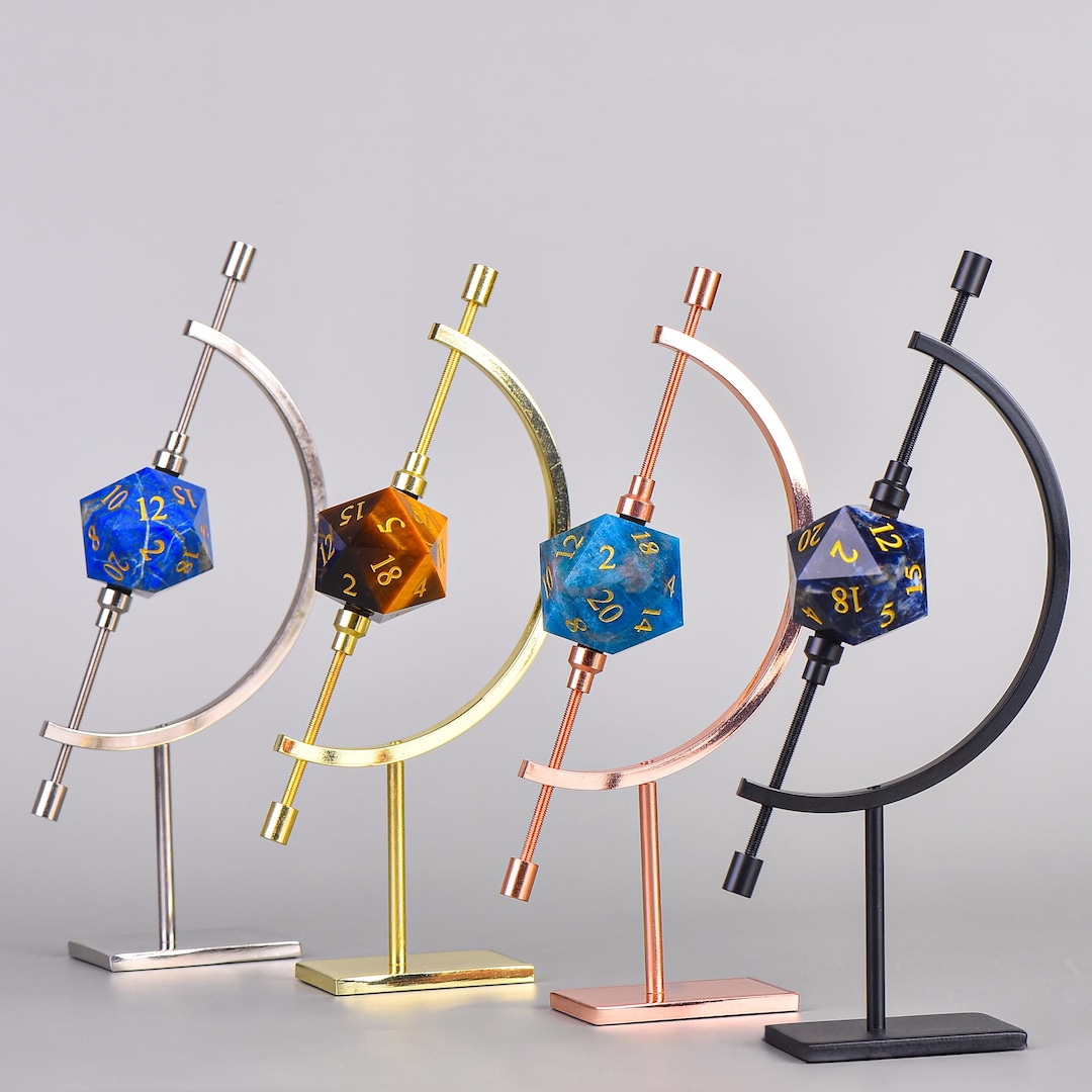 Globe Dice Holder: Floating Dungeons and Dragons DND Dice - Etsy