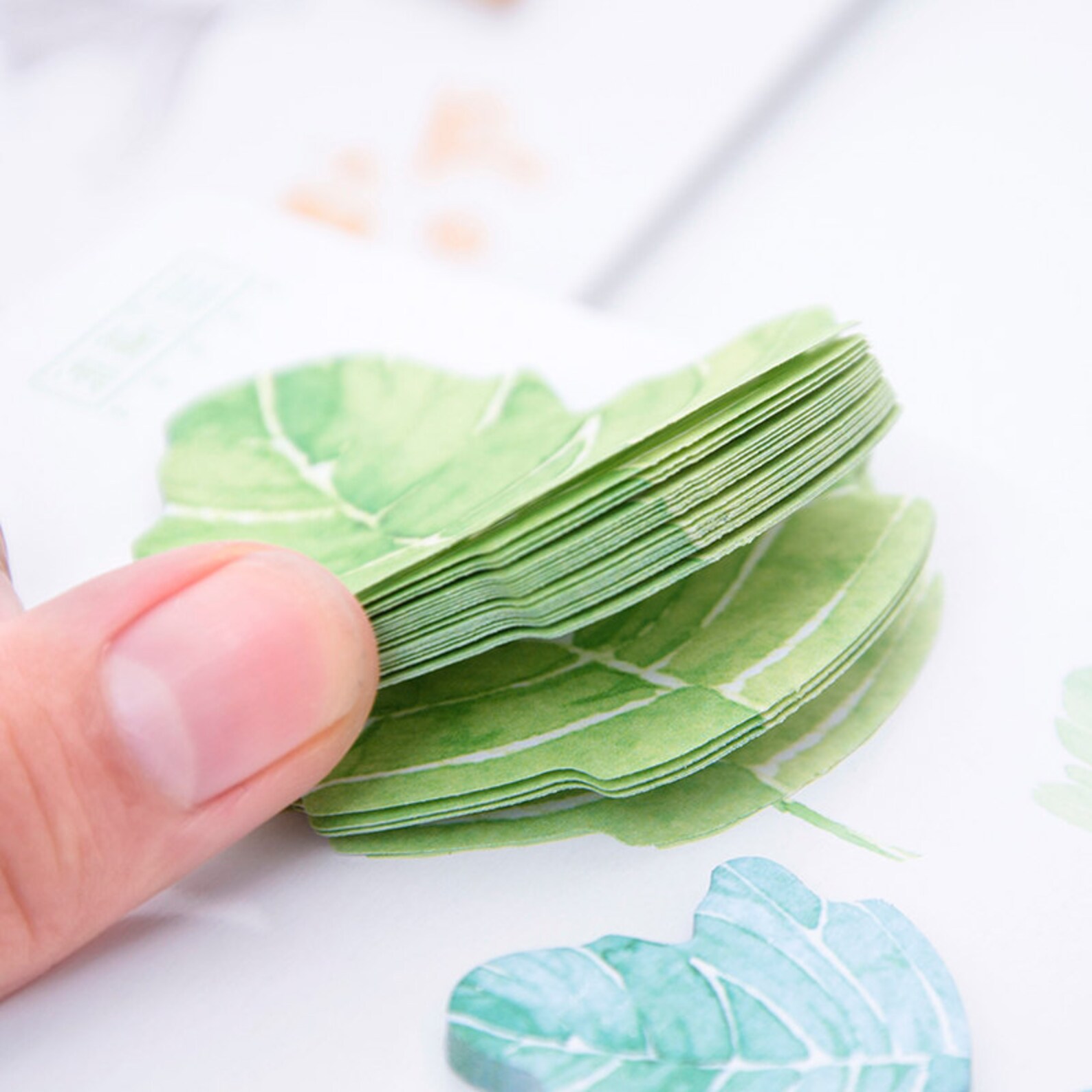 Leaf Sticky Notes Plants Sticky Notes Ginkgo Sticky Notes - Etsy