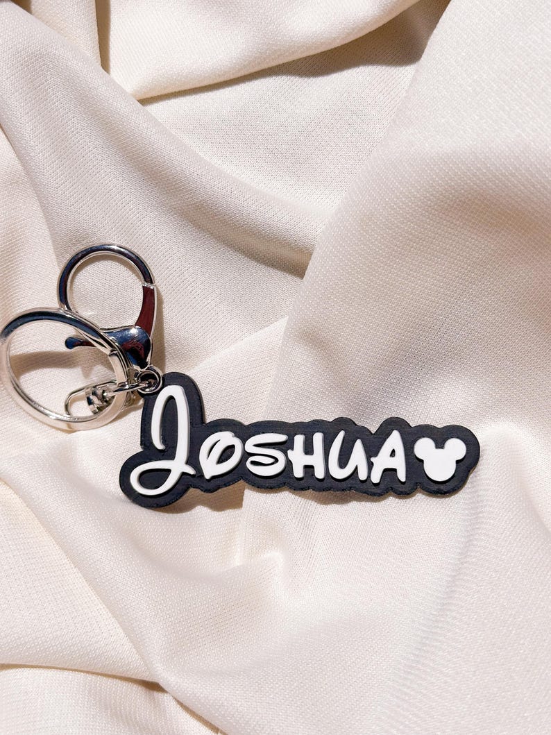 Custom 3D Printed Name Keychains | Personalized Bag Charms | Luggage ...