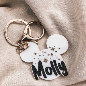 Personalized Mickey Mouse Keychain - Disney Lover Gift / Statement Bag ...