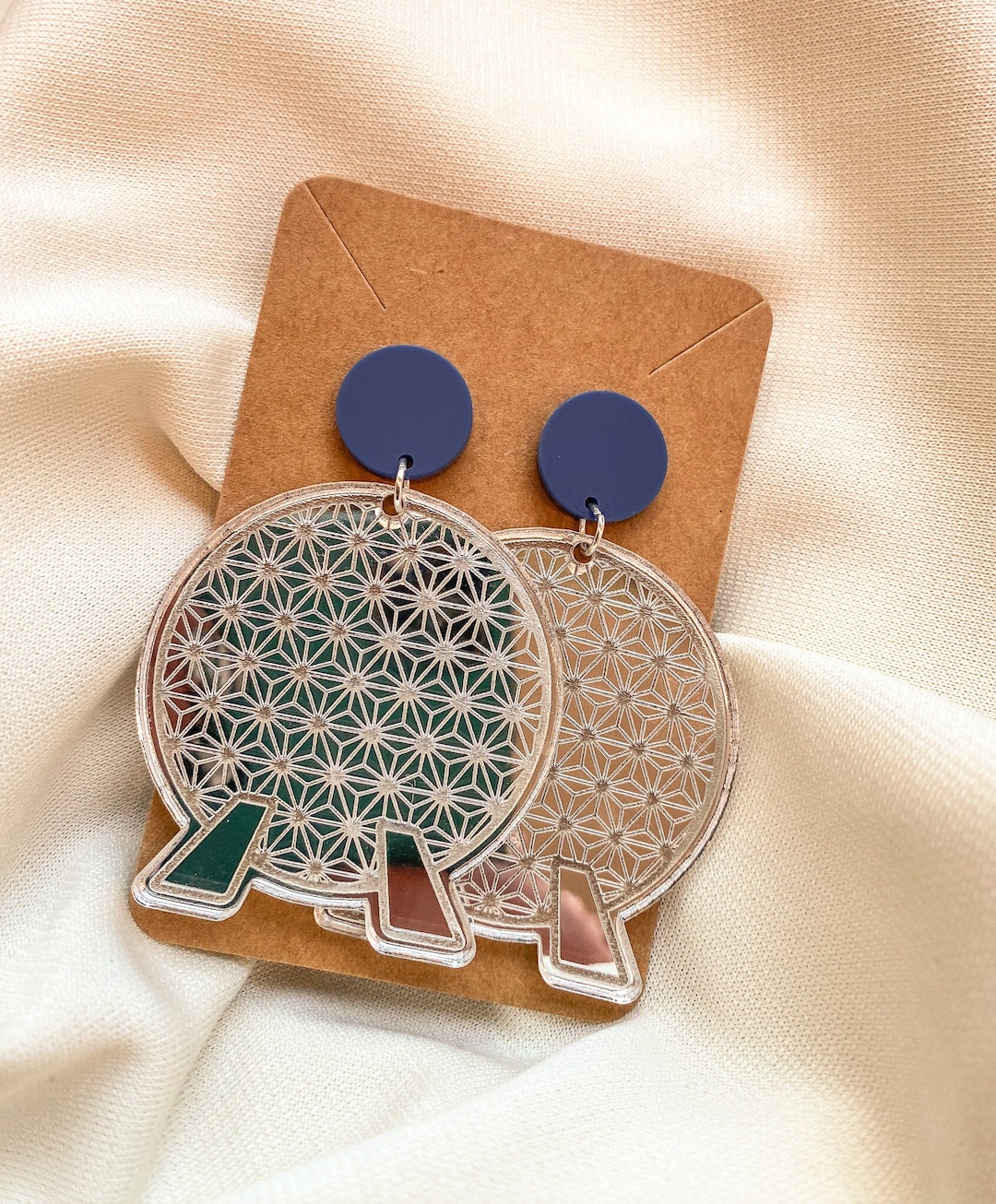 WDW EPCOT Earrings Spaceship Earth Disney Earrings Disney Jewelry ...