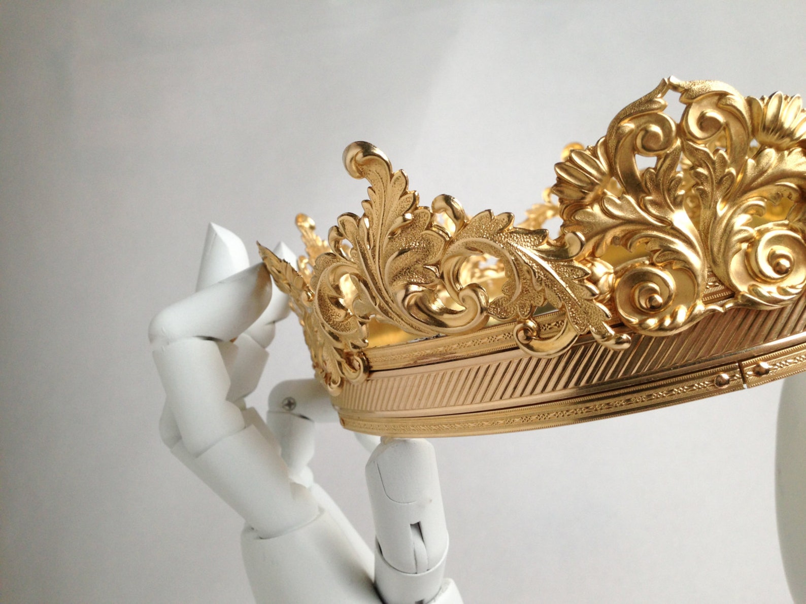 LORDE: Gold Men's Crown Made of Brass - Etsy