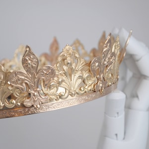 GRACE: Gold Crown / Coronet - Etsy