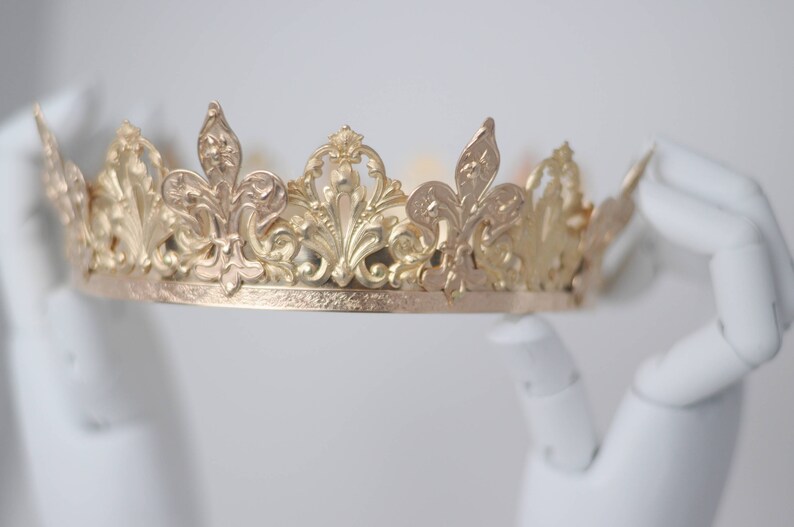 GRACE: Gold Crown / Coronet - Etsy