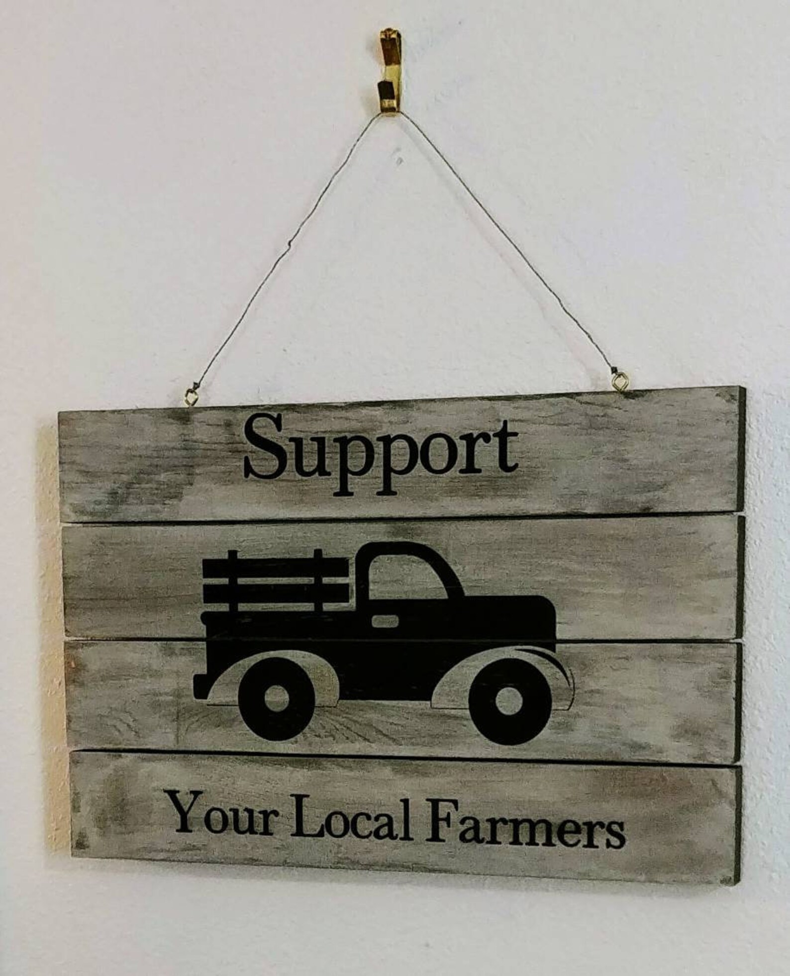 Support Your Local Farmers Rustic Sign - Etsy