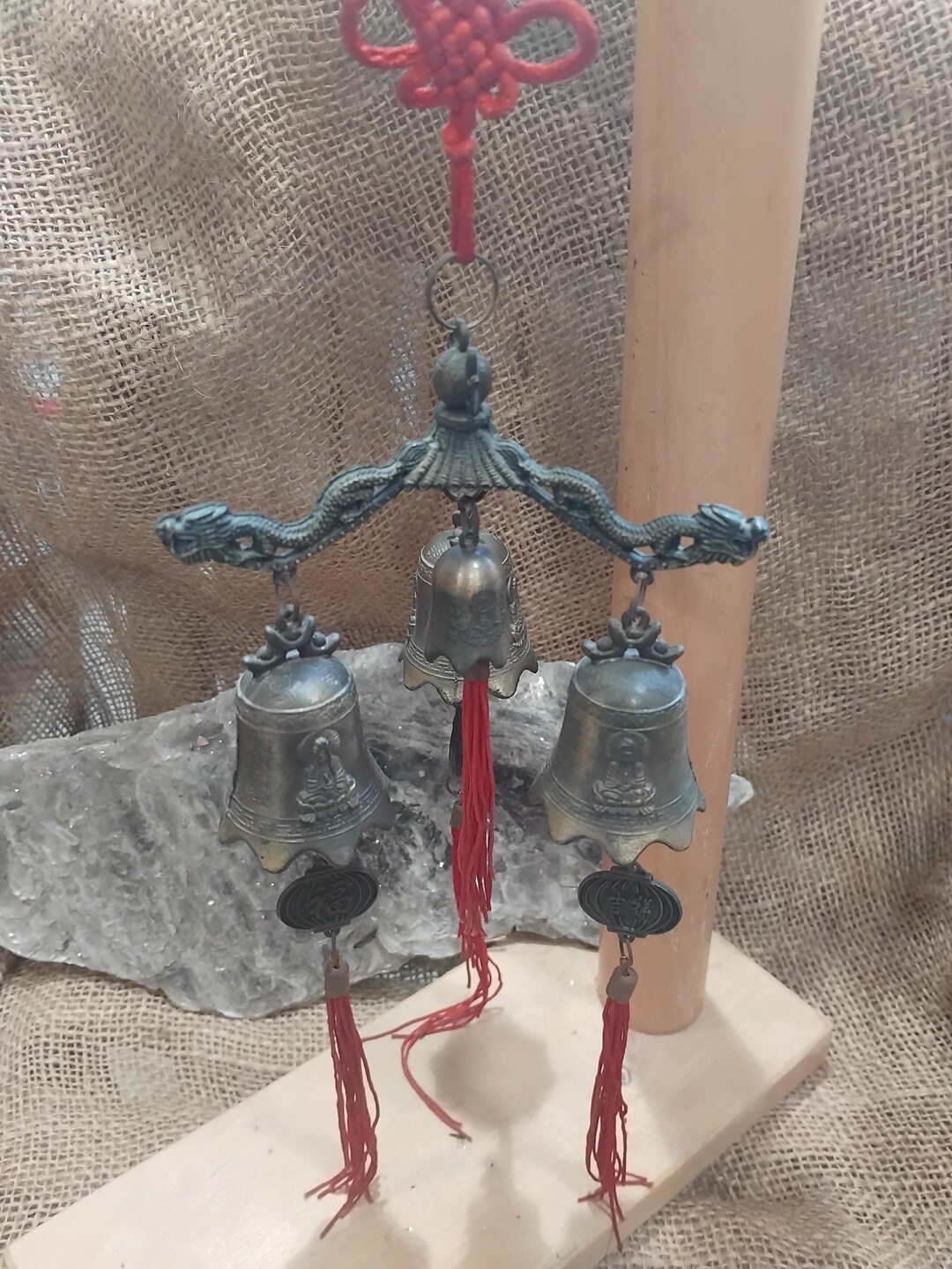 Vintage Chinese Wind Chimes/prayer Bells, Brass - Etsy
