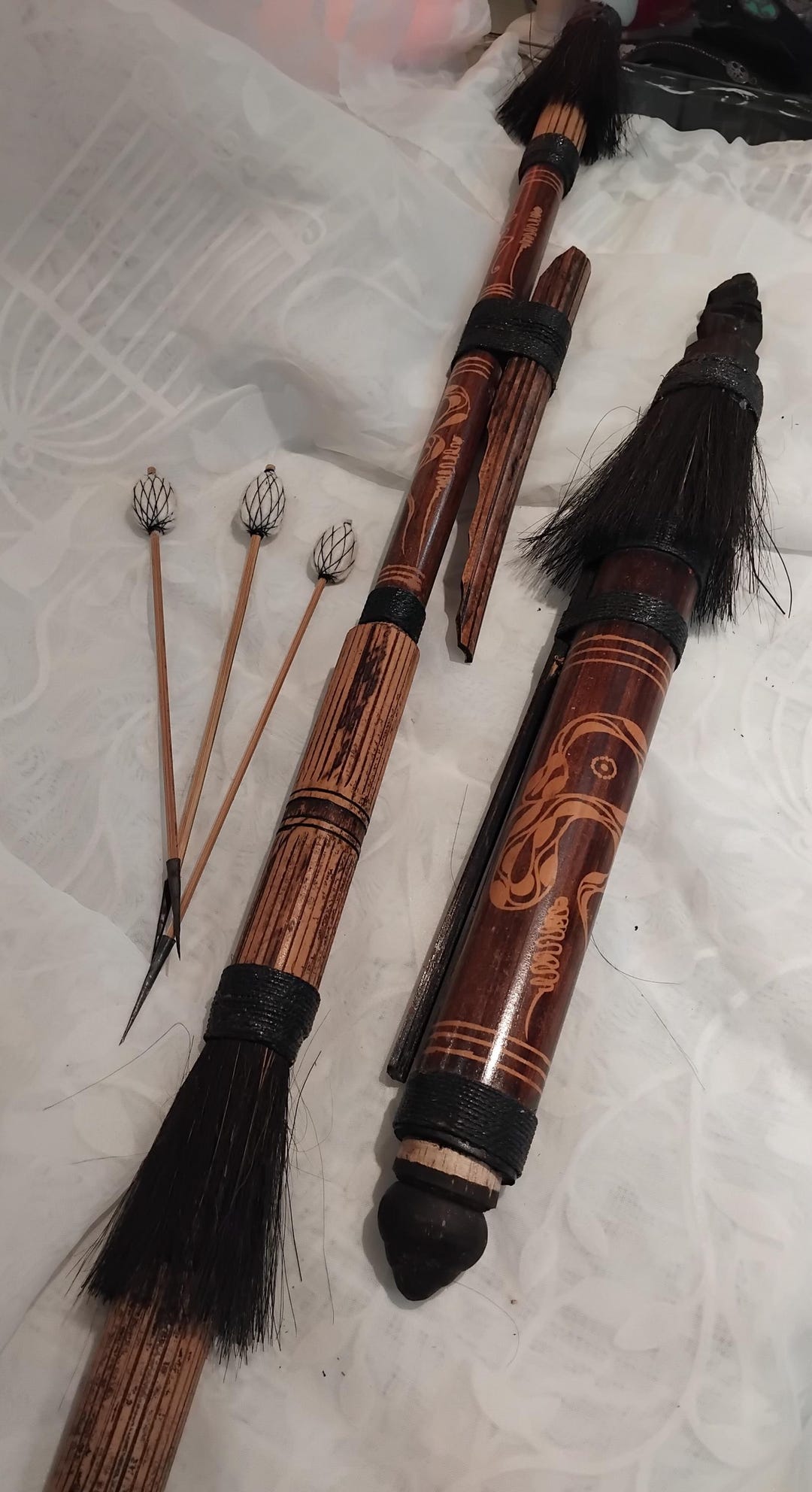 Vintage African Tribal Blow Dart Pipe. Bamboo Hunting Blow Dart - Etsy