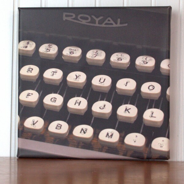 Typewriter Key Sign - Etsy