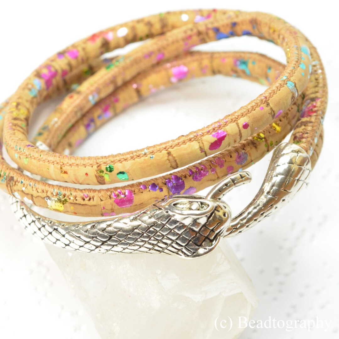 Snake Wrap Bracelet, Snake Bracelet, Ouroboros Bracelet, Serpent ...