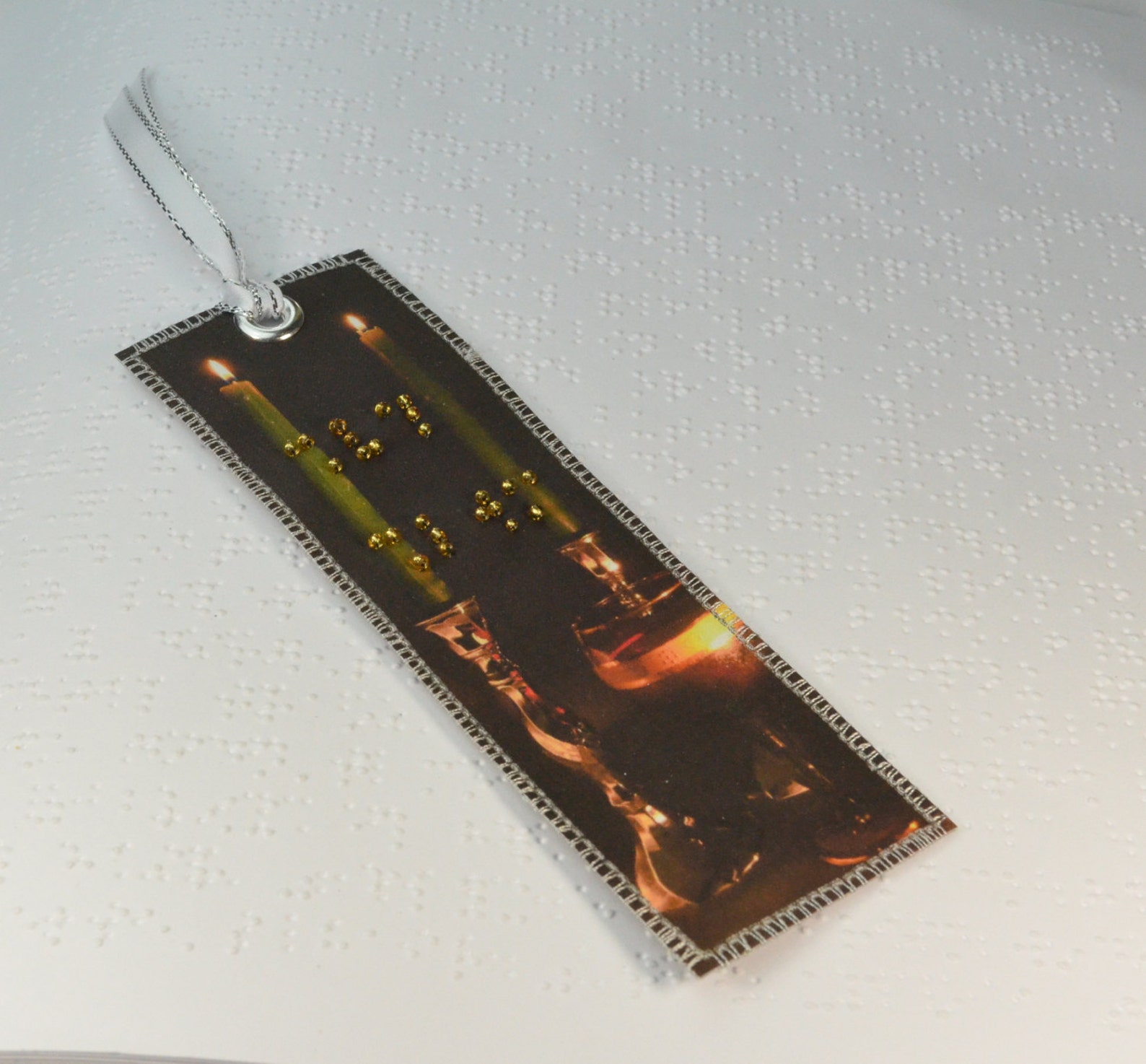 Hebrew Braille Bookmark Shabbat Bookmark Unique Bookmark - Etsy