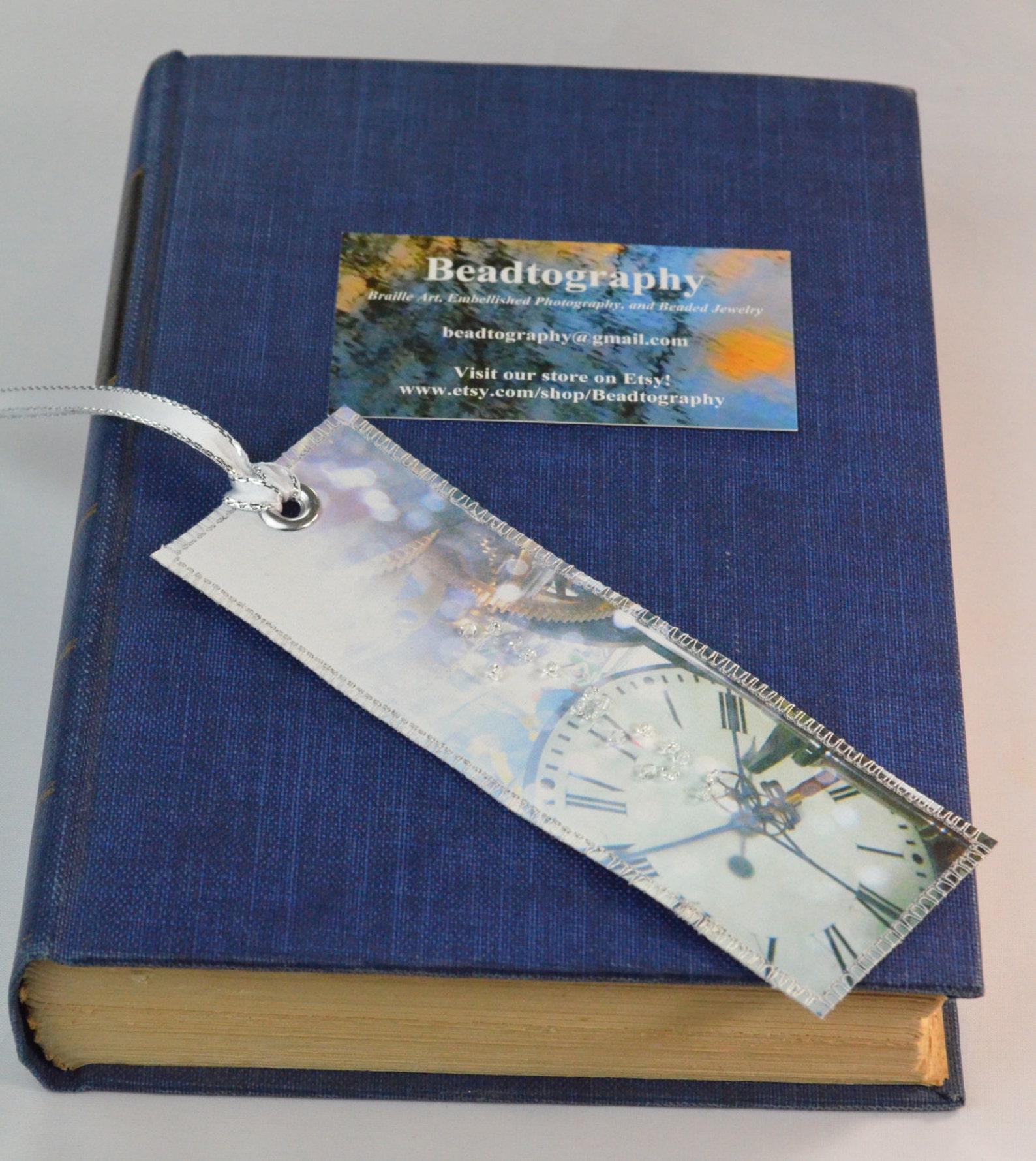 Braille Bookmark Unique Bookmark Clock Bookmark Imagine - Etsy